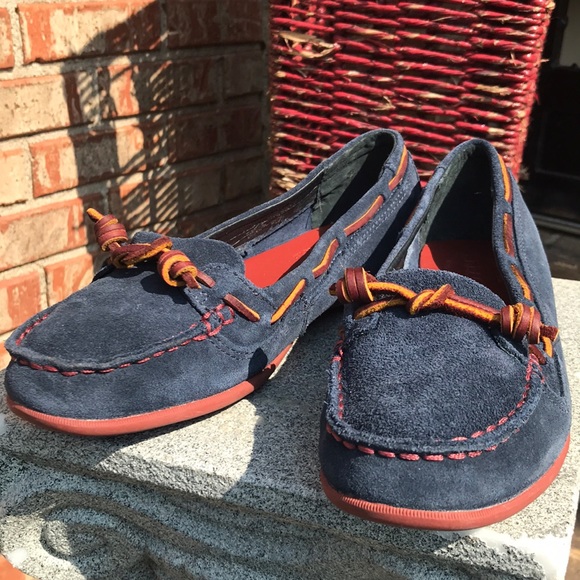 Sebago | Shoes | Sebago Blue Suede Loafers | Poshmark